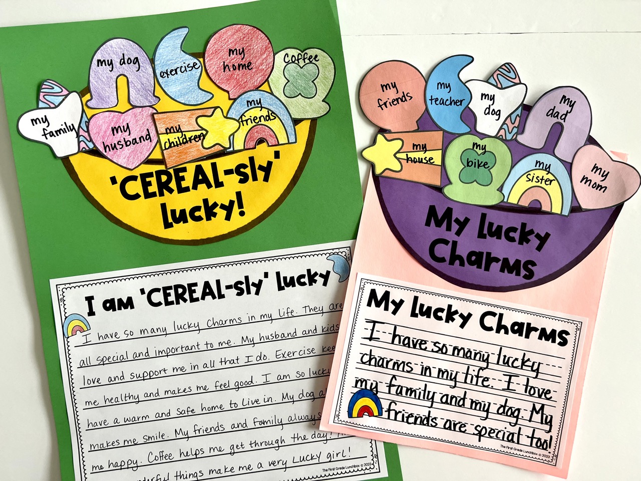 St. Patrick's Day Writing and Math! - The First Grade Lunchbox